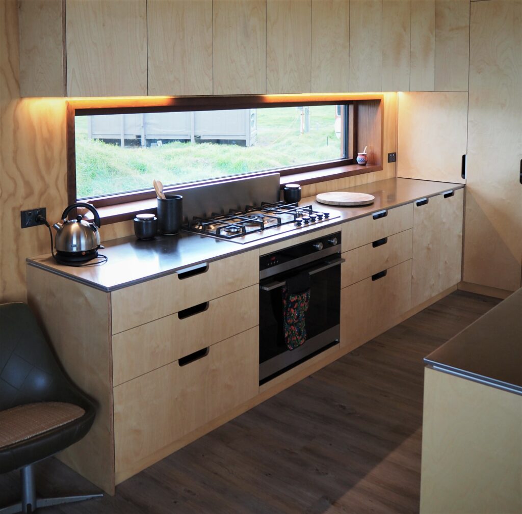 Taranaki West Coast Bach - Kitchen In